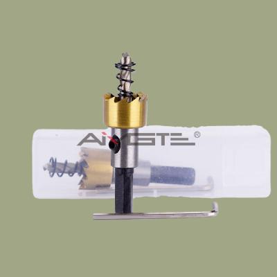 China Factory Price TiN Coated Hole Drill Bit for Stainless Steel /steel Plate Cutting for sale