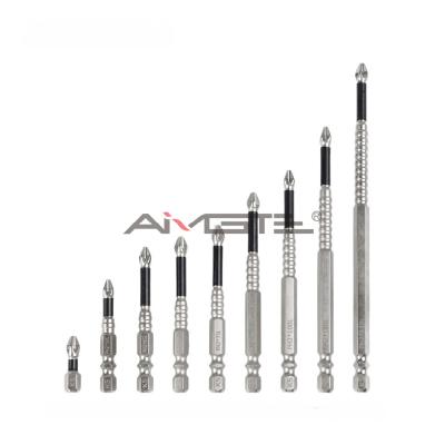 China 9PCS 25 50 65 70 75 90 100 120 150mm K5 Anti Slip Bit High Magnetic Screwdriver Drill Bit Set for sale