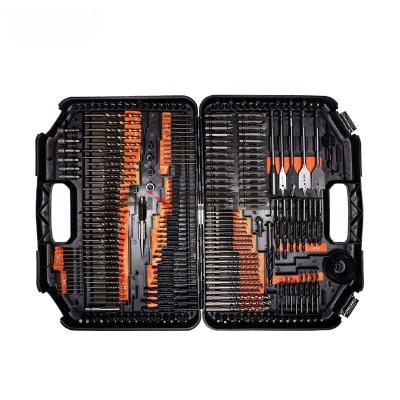 China Multi-function 246 Pcs Drill and Bit Tools Hardware Combination Drill Bits Socket Set Wood Hss Center Punch Screwdriver for sale
