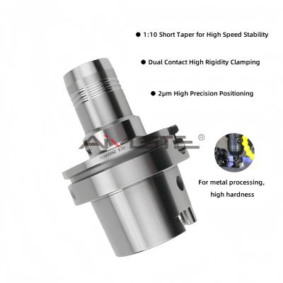 China HSK Taper Hydraulic HSK63A HDC06/08/10/12/16/20/25 0.002mm Tool Holders for sale