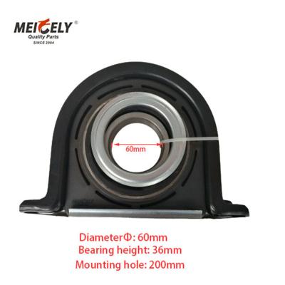 China Steel+Rubber Drive Shaft Center Support Bearing 60mm*36mm*200mm For Daf/VOL-VO/Ive-co Trucks for sale