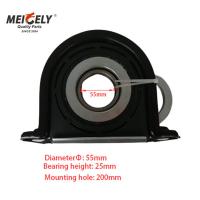 China 55mm Steel+Rubber Drive Shaft Center Bearing for DAF/VOL-VO/IVE-CO Trucks for sale