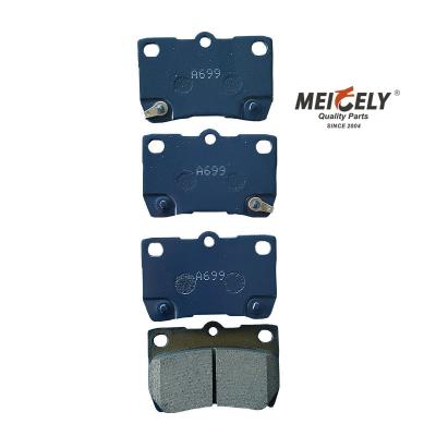 China A699 Semi Metallic Ceramic Automobile Brake Pad Front For Toyota for sale