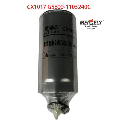 China Stock CX1017 Engine Fuel Filter G5800-1105240C For VOL-VO Filter for sale