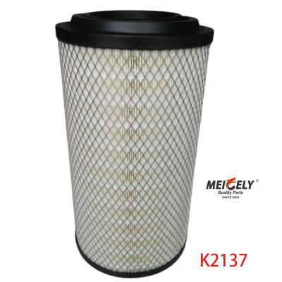 China Heavy Duty Engine OEM K2137 Air Filter For Dongfeng Truck for sale