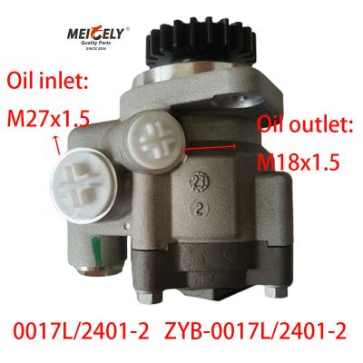 China Stock OE 0017L/2401-2 Power Steering Pump For FAW 6DM3 Engine for sale