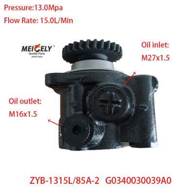 China Stock ZYB-1315L/85A-2 Foton RWD Power Steering Pump G0340030039A0 for sale