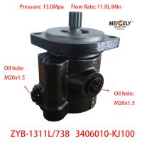 China Stock New Power Steering Pump ZYB-1311L/738 For Dongfeng Tianjin for sale