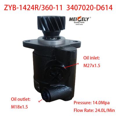 China Stock High Quality Faw Steering Pump 3407020-D614 Weichai WP10 for sale