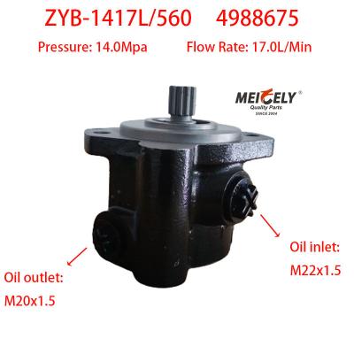 China Cummins ISD ISDE 4BT Engine 4988675 Power Steering Hydraulic Pump for sale