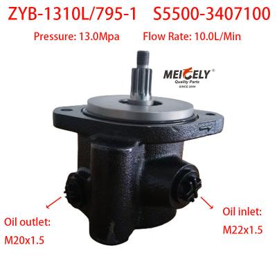 China Stock ZYB-1310L/795-1 Yuchai Power Steering Pump S5500-3407100 for sale