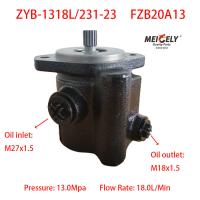 China Dandong Huanghai Yutong ZYB-1318L/231-23 Power Steering Pump for sale