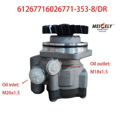 China Stock Original High Quality Howo Truck Parts Power Steering Pump for sale