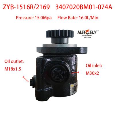 China SHACMAN F3000 New Weichai Engine 3407020BM01-074A Steering Pump for sale