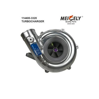 China Turbocharger RHE6 114400-3320 VA720015 114400-3320 E61CND-S0015G 6T611 Hitachi Excavator EX200-5 With 6BG1T Engine for sale