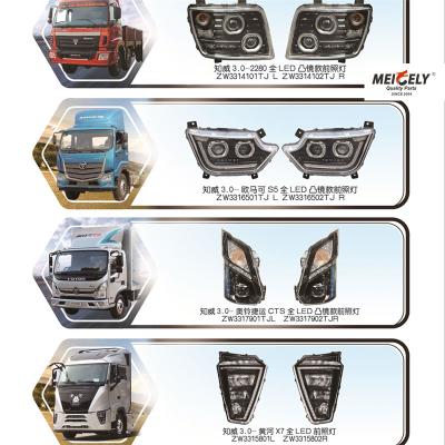 China Stock Full Led Headlight M4364010101A0 For Foton Aumark S5 for sale