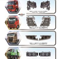 China Full LED 92101-Y4010XH Headlight Assembly For Sinotruck HOWO MAX for sale