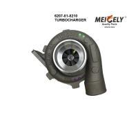 China Turbocharger T04B59 6207-81-8210 For Komatsu Excavator PC200-5 With S6D95 Engine for sale