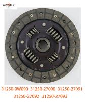 China Hot Selling 31250-0W090 For TOYOTA Car Clutch Plate 4K 5K 31250-27090 for sale