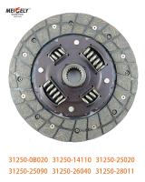 China OEM 31250-0B020 Clutch Disc 31250-14110 For TOYOTA AVENSIS YARIS for sale