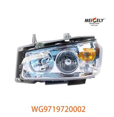 China Front Head Lamp Assembly Right WG9719720002 For SINOTRUK HOWO WG9719720001 for sale