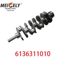 China 6136-31-1010  HFC1040 Engine Crankshaft For Komatsu Excavator for sale