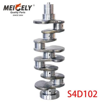 China S4D102 S6D102 S6D107 S6D125 Forged Steel Cast Crankshaf For Excavator for sale