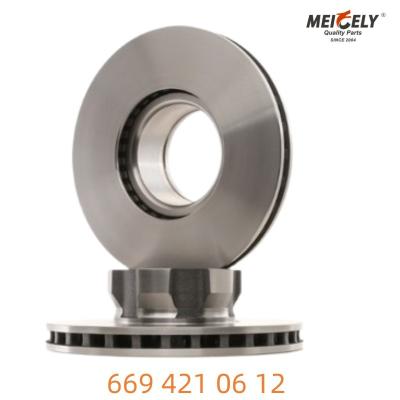 China Forged Steel 669 421 06 12 Brake Disc Unrivaled Strength For Mercedes-Benz for sale