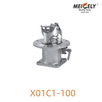 China X01C1-100 Stainless Steel Tank Truck Bottom Valve  Secure Sealing System for sale
