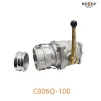 China C806Q-100 Durable Unloading Ball Valve For Heavy-Duty Tank Trucks for sale