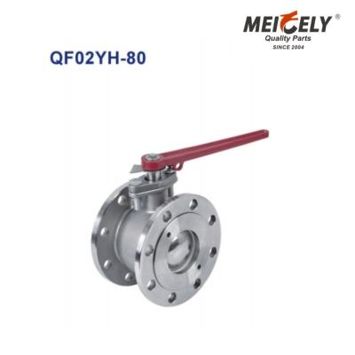 China High-Quality ONE-PC Round / Square Flange Ball Valve QF02YH-80 QF02FH-80 For Tank for sale