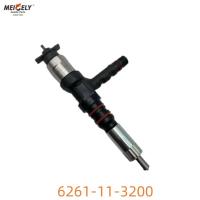 China 6261-11-3200 OEM Diesel Common Rail Fuel Injector For Komatsu for sale