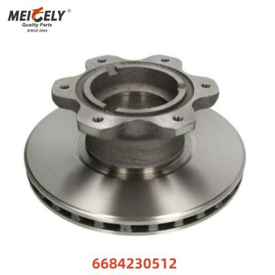 China Spare Parts Brake Discs Brake Rotor 6684230512  6684230312 For Mercedes Benz Truck for sale