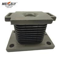 China Spare Parts Durable Rubber Bearer Support AZ9725520278 For HOWO Sino Truck Leaf Spring for sale
