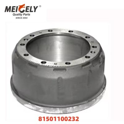 China High-Quality Brake Drum OEM 81501100232 Front Brake Drum For Shacman HINo Truck Parts for sale