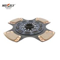 China OE 128257 Heavy Duty Clutch Disc for MACK Trucks with 15-1/2 Inch Diameter Ceramic Friction Pads and Vibration-Damping Springs for sale
