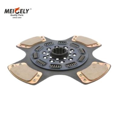 China OE 128257 Heavy Duty Clutch Disc for MACK Trucks with 15-1/2 Inch Diameter Ceramic Friction Pads and Vibration-Damping Springs for sale