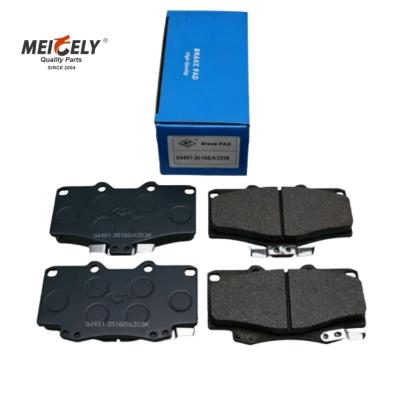 China High Quality Brake Pad Set OE#04465‑52070 Direct‑Fit Replacement For Toyota for sale