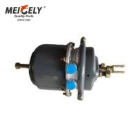 China OEM WG9100360601 Spring Brake Chamber for Sinotruk HOWO Delong Short Rod 130 Air Port M22×1.5 for sale