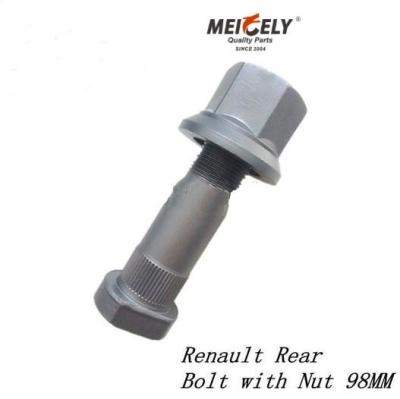 China Use for rvi Wheel Hub Bolts And Nuts M22X1.5X98 Double-Head Fasteners Stud Bolt for sale