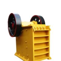 China Simple Construction Jaw Rock Crusher Driven By And Motor for sale