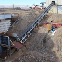 China Mobile Belt Conveyor Machine For Stone Sand Rubber Gravel for sale