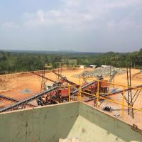 China Stone Rock Sand Belt Conveyor Machine Rubber EP Fabric for sale