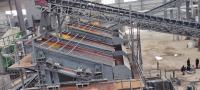 China Double Shaft Due Axis Vibrating Screen Stone Sizing Machine Ore Sorting for sale