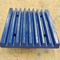 China High Manganese Steel Jaw Liner Toggle Plate High Wear Resistant For Jaw Crusher for sale