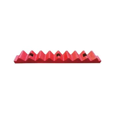China High Manganese Crusher Spare Parts Jaw Plate Customizable Color for sale
