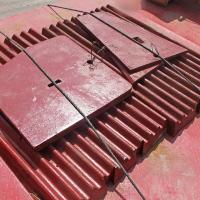 China Manganese Casting To Jaw Plate Stone Crusher Mining Machinery Parts for sale