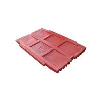 China Hot Sales Factory Jaw Crusher Wear Spare Parts PE Jaw Plate For Crushing Stone for sale