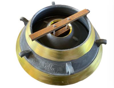 China Large Cone Crusher Spare Parts High Manganese Steel Mantle And Concave for sale