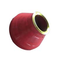 China Large Cone Crusher Spare Parts High Manganese Steel Mantle And Concave for sale